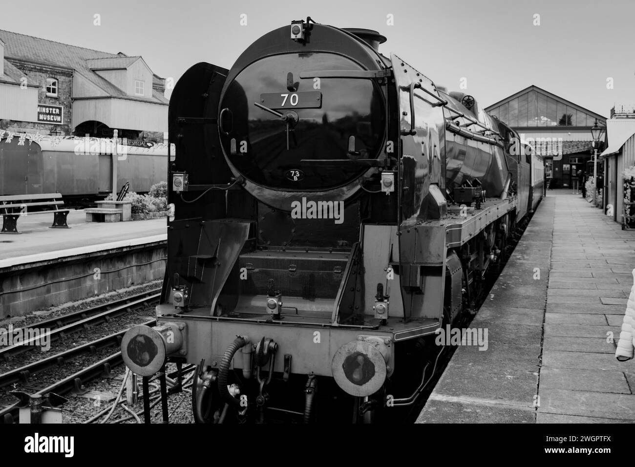 Vintage british steam train hi-res stock photography and images - Alamy