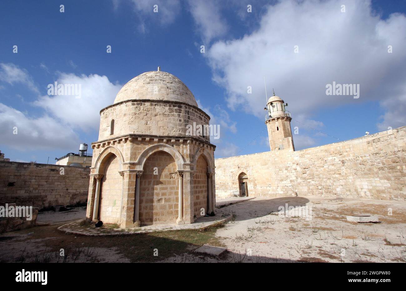Chapel of the Ascension of Jesus Christ on the Mount of Olives (12th ...