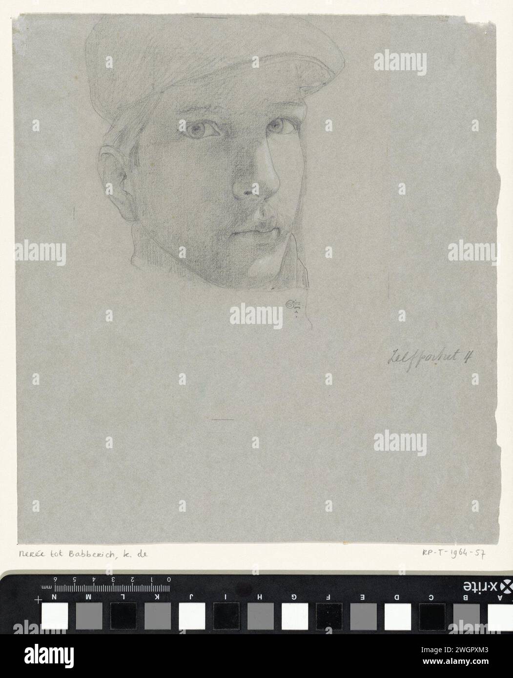 Self -portrait from Karel de Nerée to Babberich, with Pet, Karel de ...