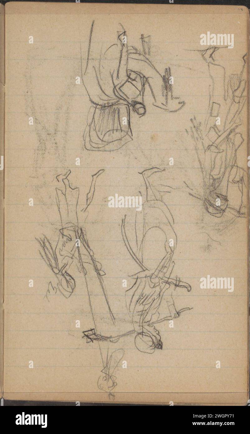 Egyptians with swords, 1894 Also a study by a man on a camel. Page 13 ...