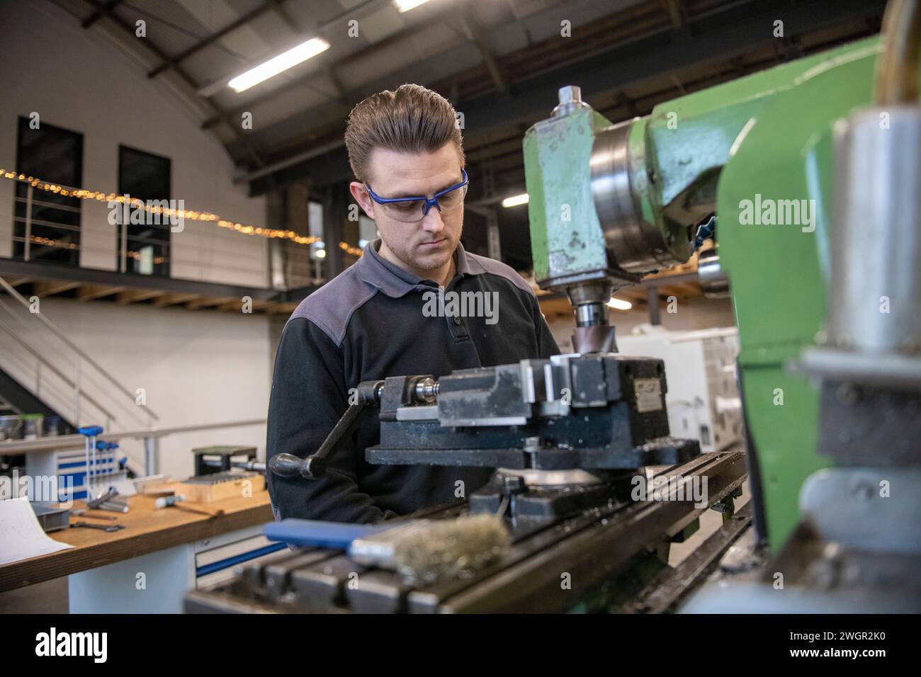 Manual milling hi-res stock photography and images - Alamy