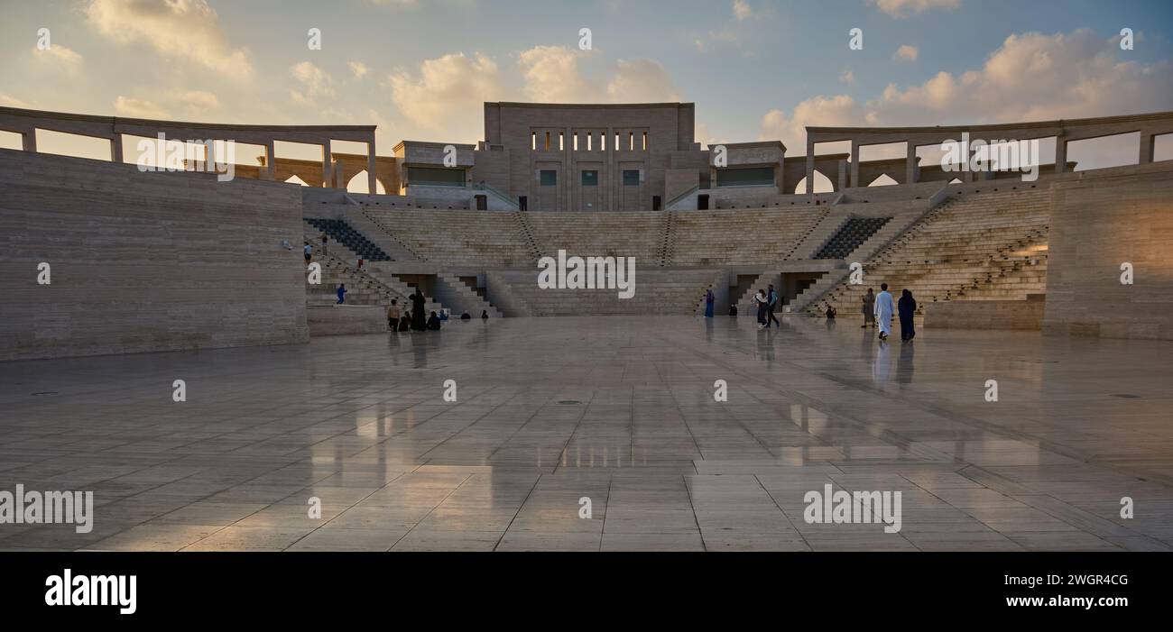 Tourists sitting in amphitheater hi-res stock photography and images ...