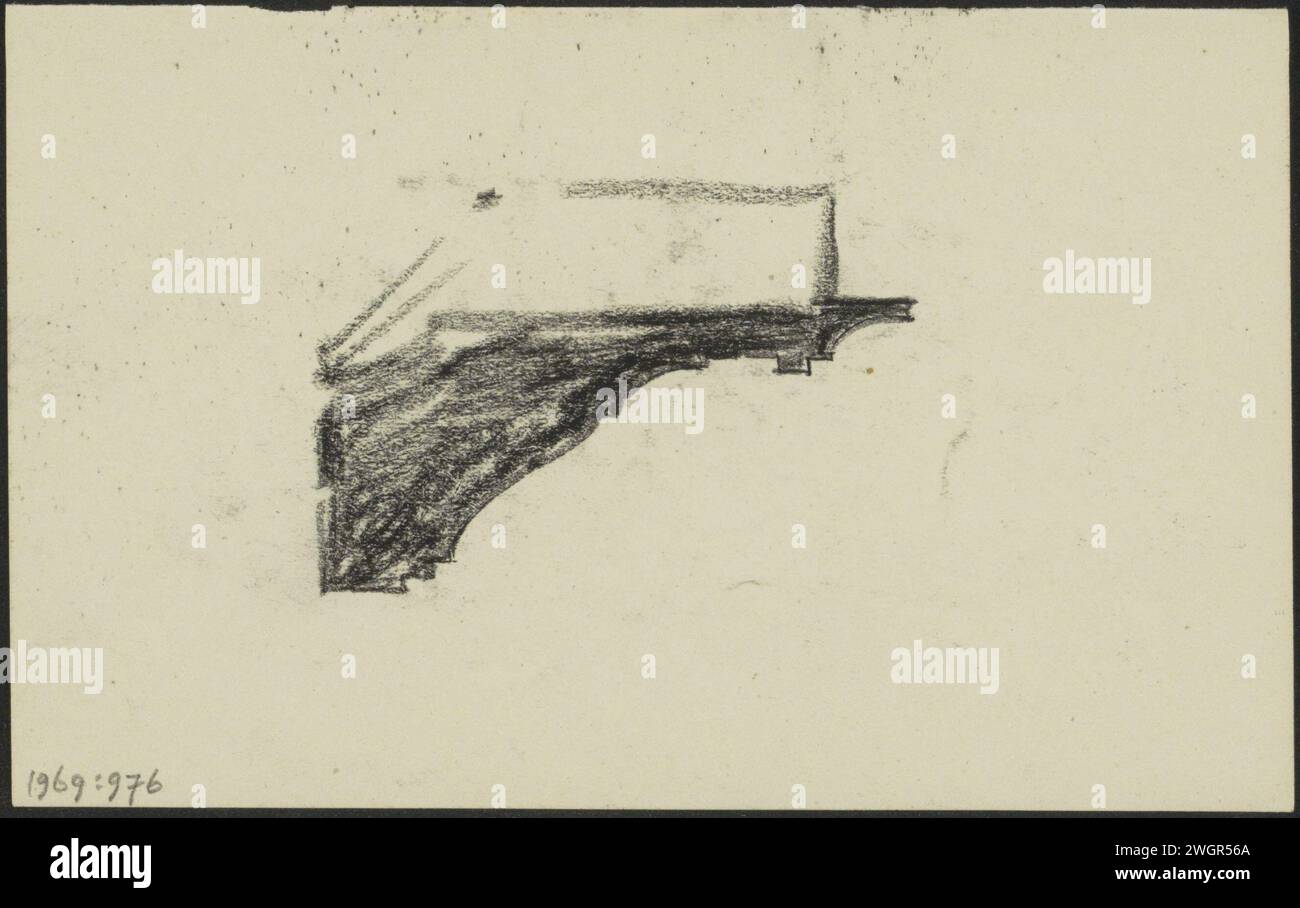 Study, 1876 - 1924 drawing paper. chalk Stock Photo - Alamy