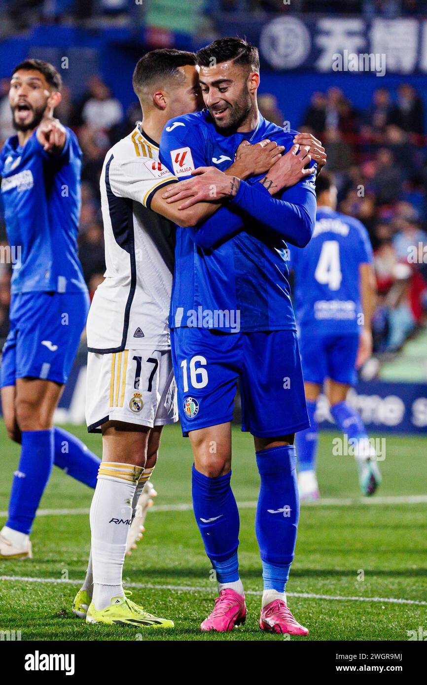 Getafe, Spain. 01st Feb, 2024. Getafe, Spain, Feb 01st 2024: Lucas ...