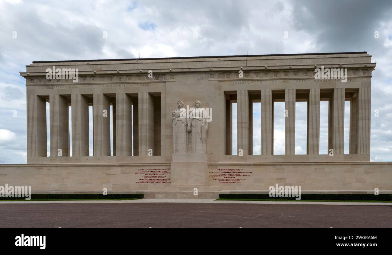 Chateau-Thierry American War Memorial Monument, Chateau-Thierry, Aisne ...