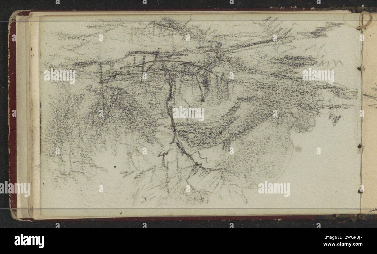Farm, 1891 - 1892 Leaf 23 Verso from a sketchbook with 28 sheets. paper ...