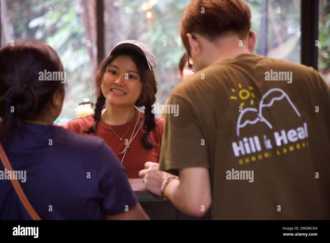 Cafe at Gunung Lambak, Kluang, Malaysia Stock Photo - Alamy