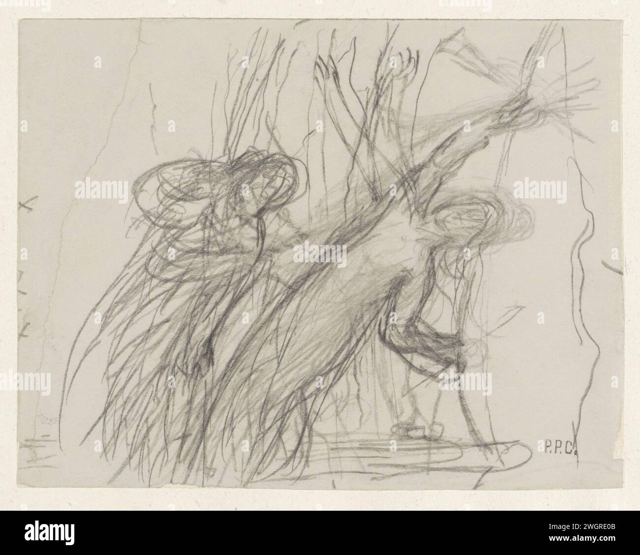 Two falling figures hi-res stock photography and images - Alamy