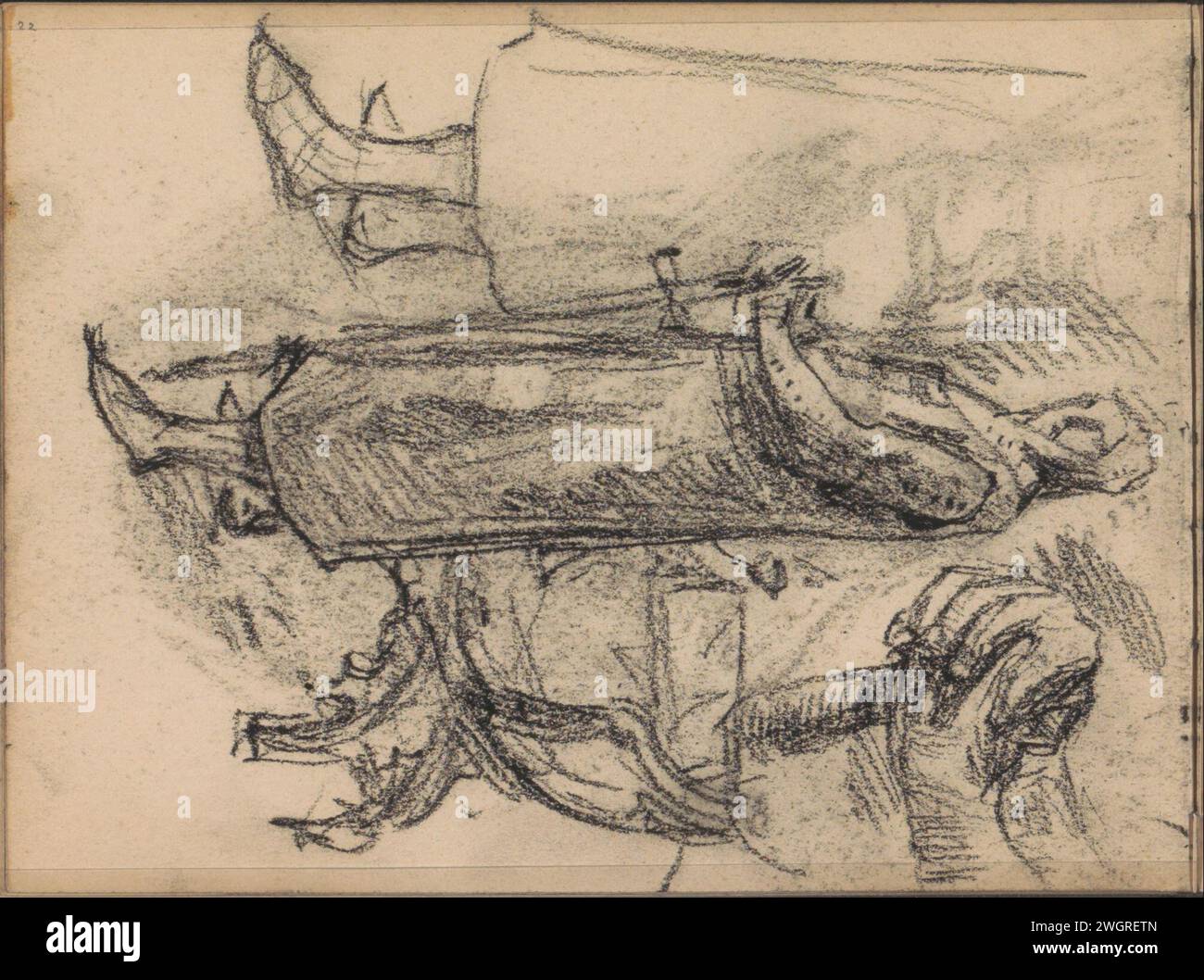 Figure studies of a knight, 1879 - c. 1884 The figure has been seen ...