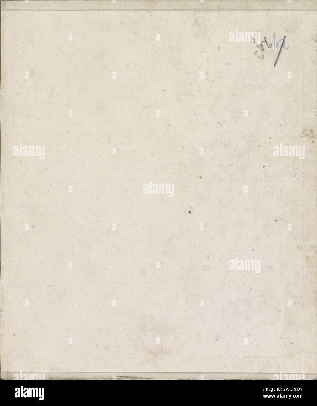 Number, 1828 Leaf 95 Recto from a sketchbook with 95 sheets. paper ...