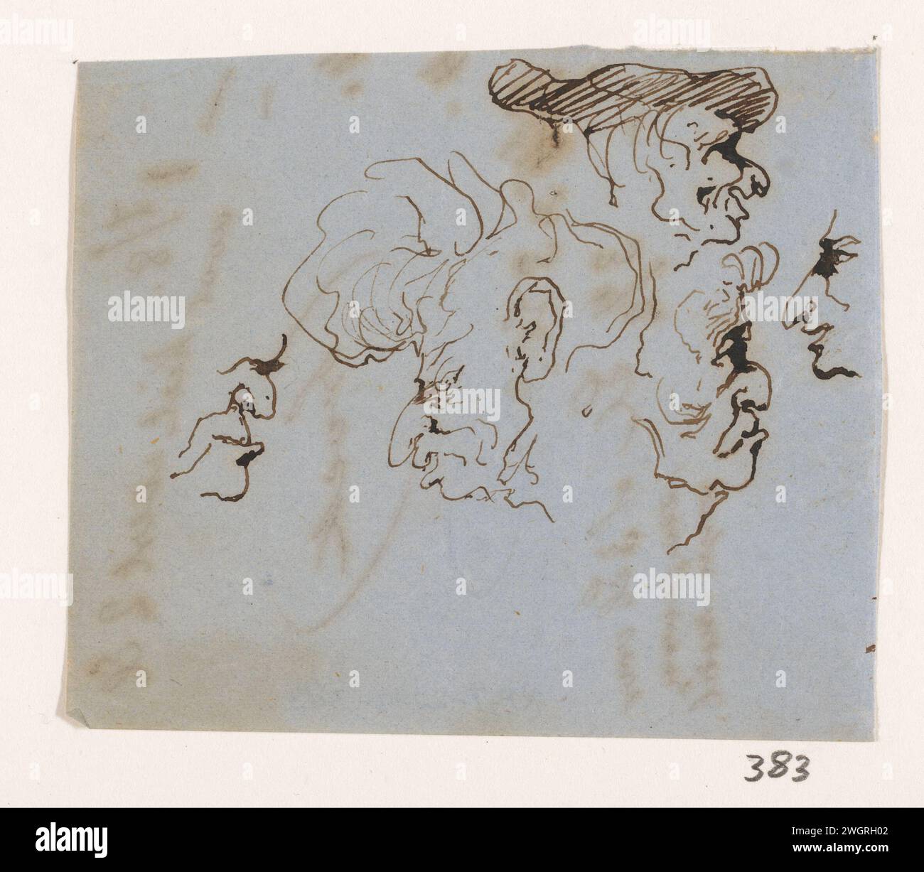 Koppen, Johannes Taventrate, 1840 - 1880 drawing paper. ink pen ...