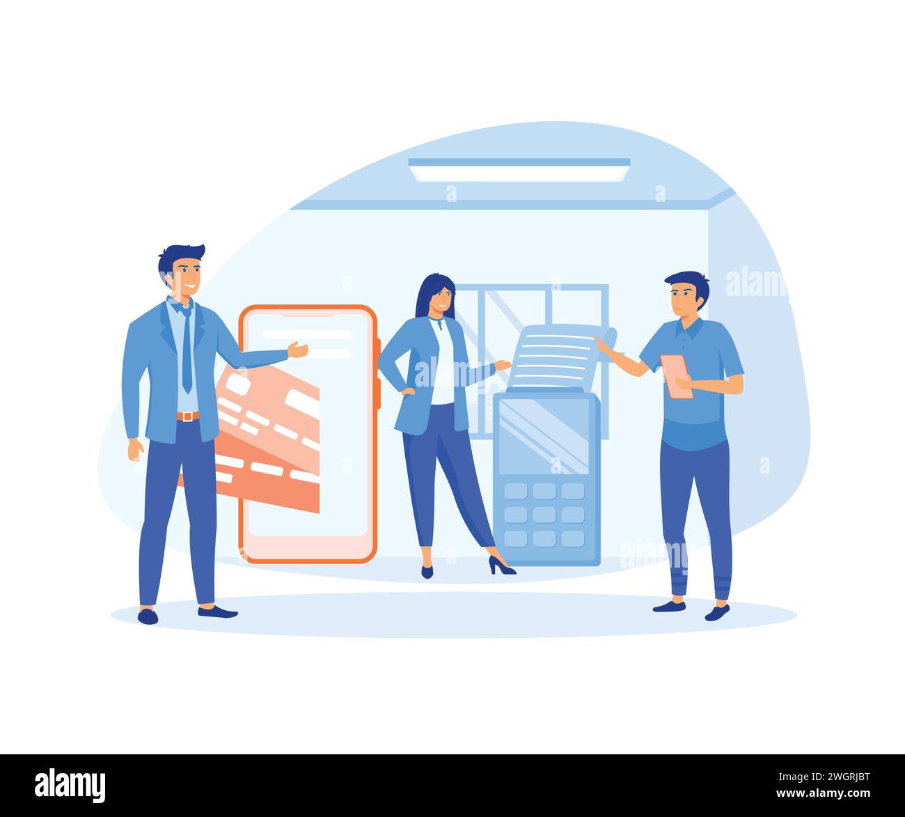 Smart pos Stock Vector Images - Alamy