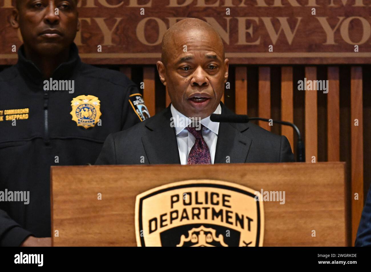 Photo by: NDZ/STAR MAX/IPx 2024 2/5/24 Mayor Eric Adams and New York ...