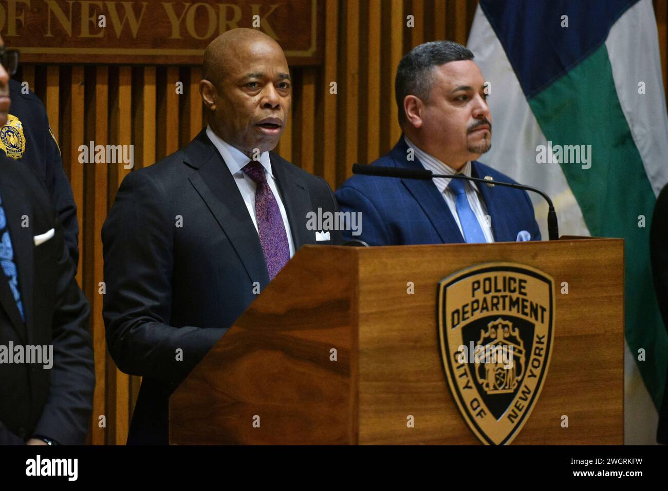 Photo by: NDZ/STAR MAX/IPx 2024 2/5/24 Mayor Eric Adams and New York ...