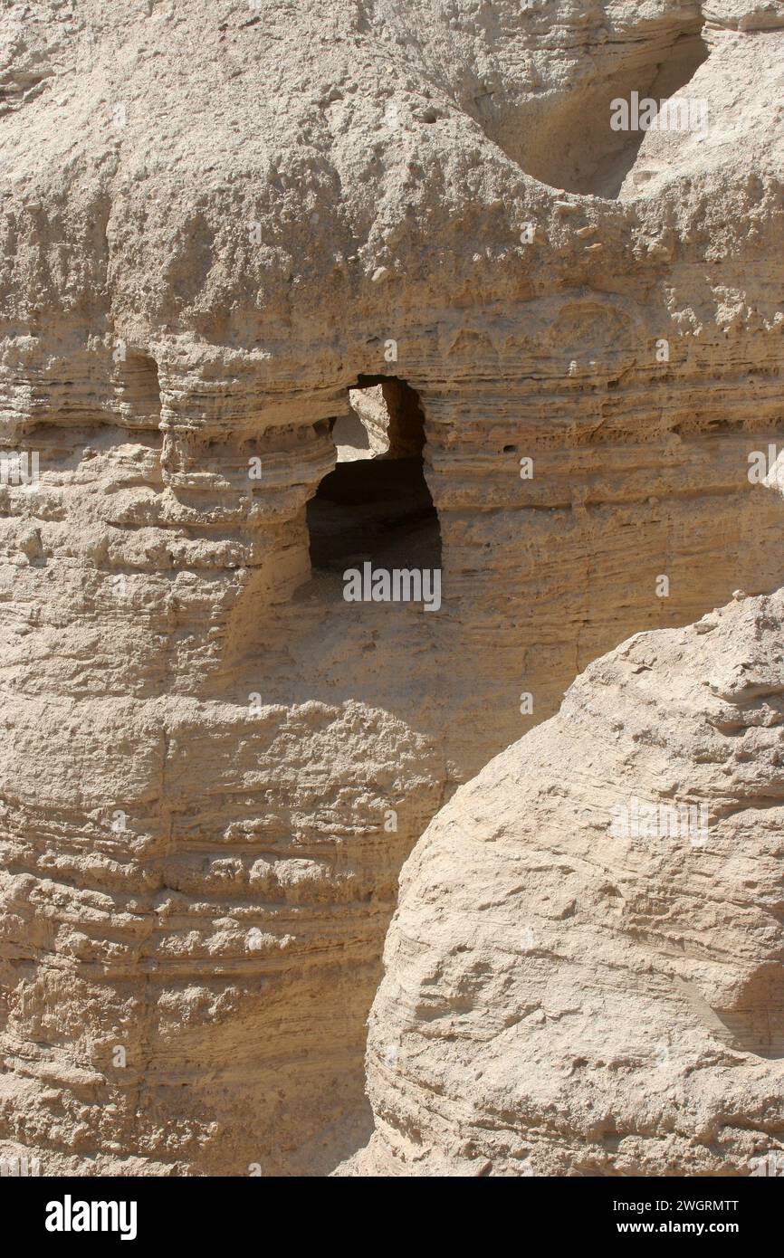 Archaeological site of Qumran where Dead Sea scrolls discovered in ...