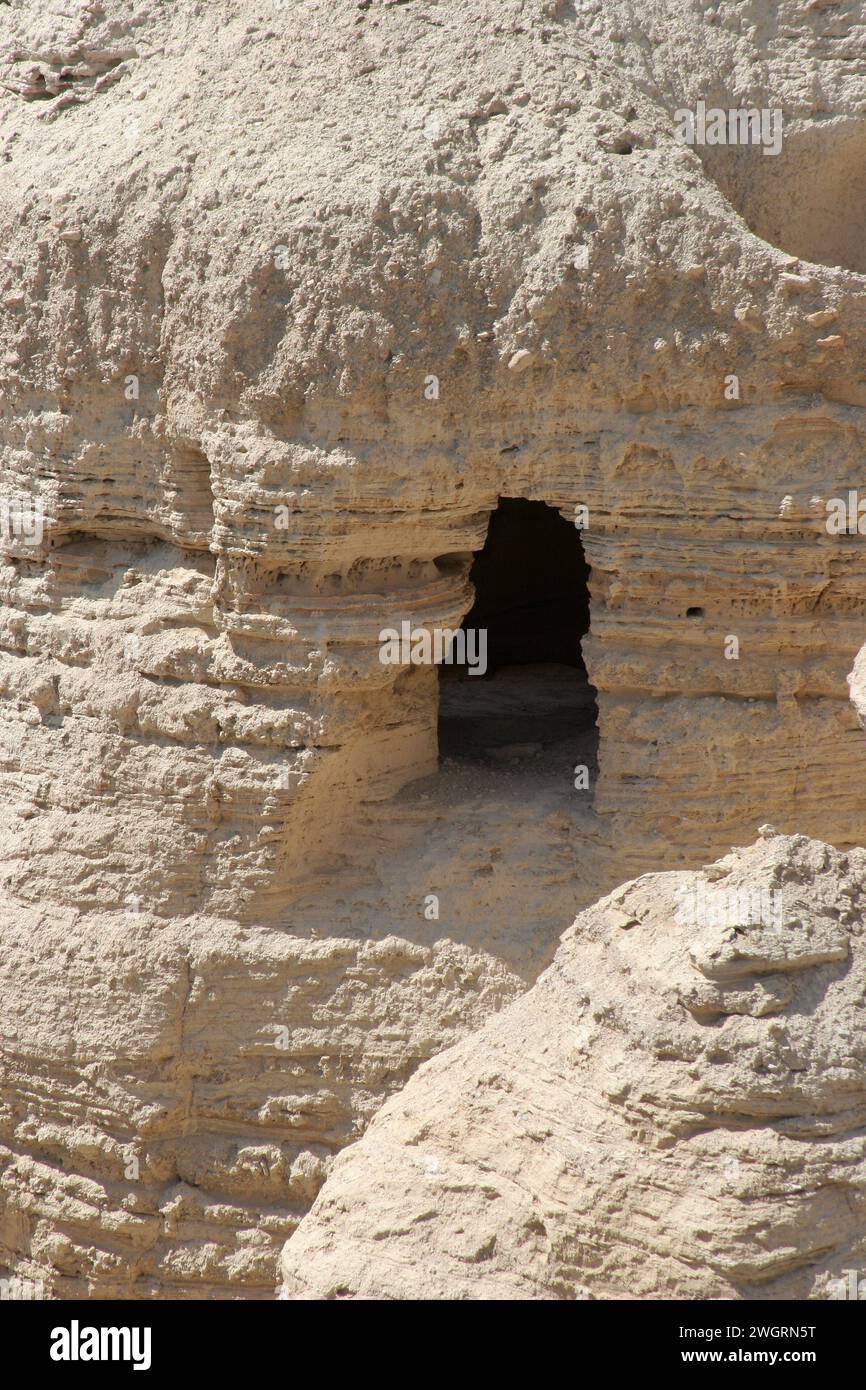 Archaeological site of Qumran where Dead Sea scrolls discovered in ...