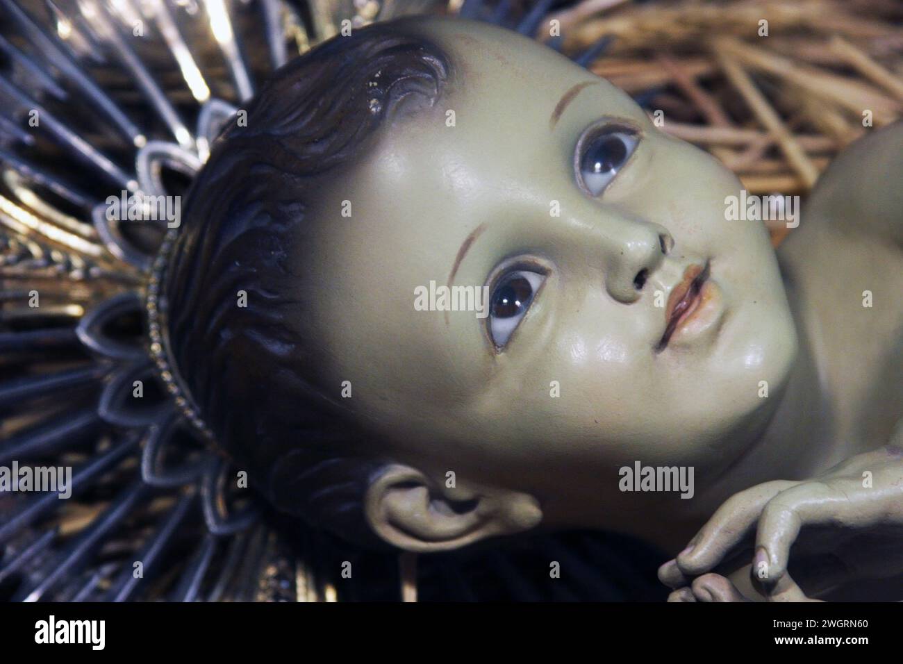 Baby Jesus figure in the Church of Saint Catherine of Alexandria in ...