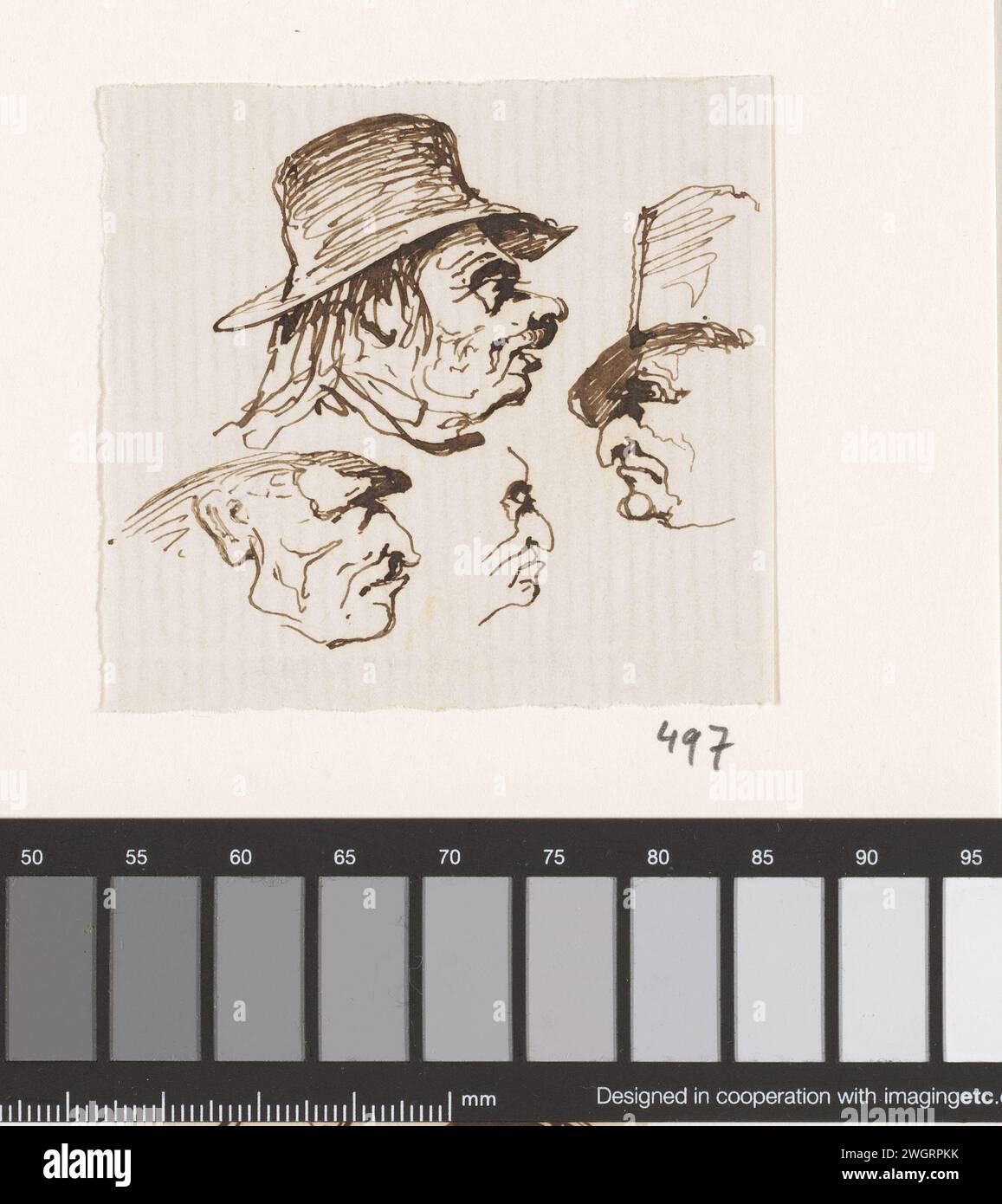 Koppen, Johannes Taventrate, 1840 - 1880 drawing paper. ink pen ...