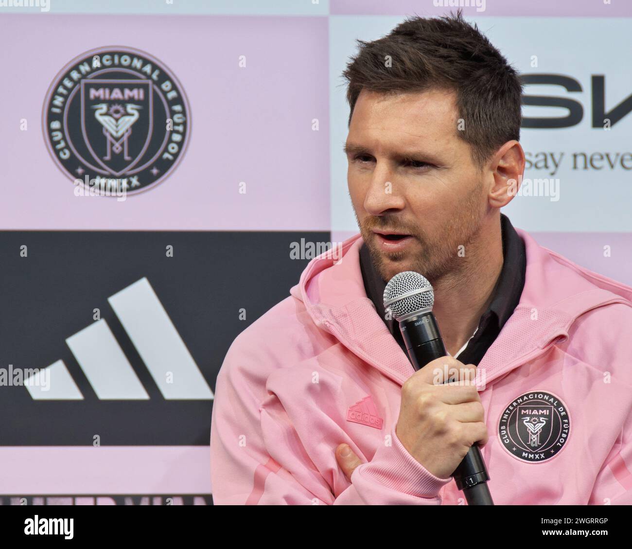 Tokyo, Japan. 06th Feb, 2024. Inter Miami's forward Lionel Messi ...