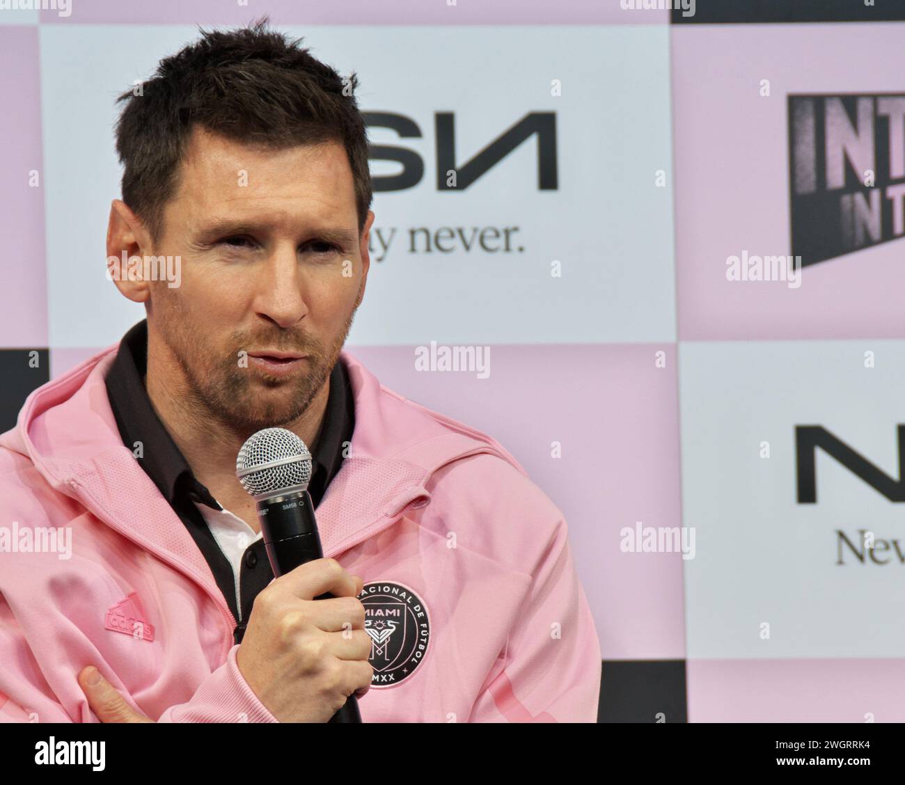 Tokyo, Japan. 06th Feb, 2024. Inter Miami's forward Lionel Messi ...