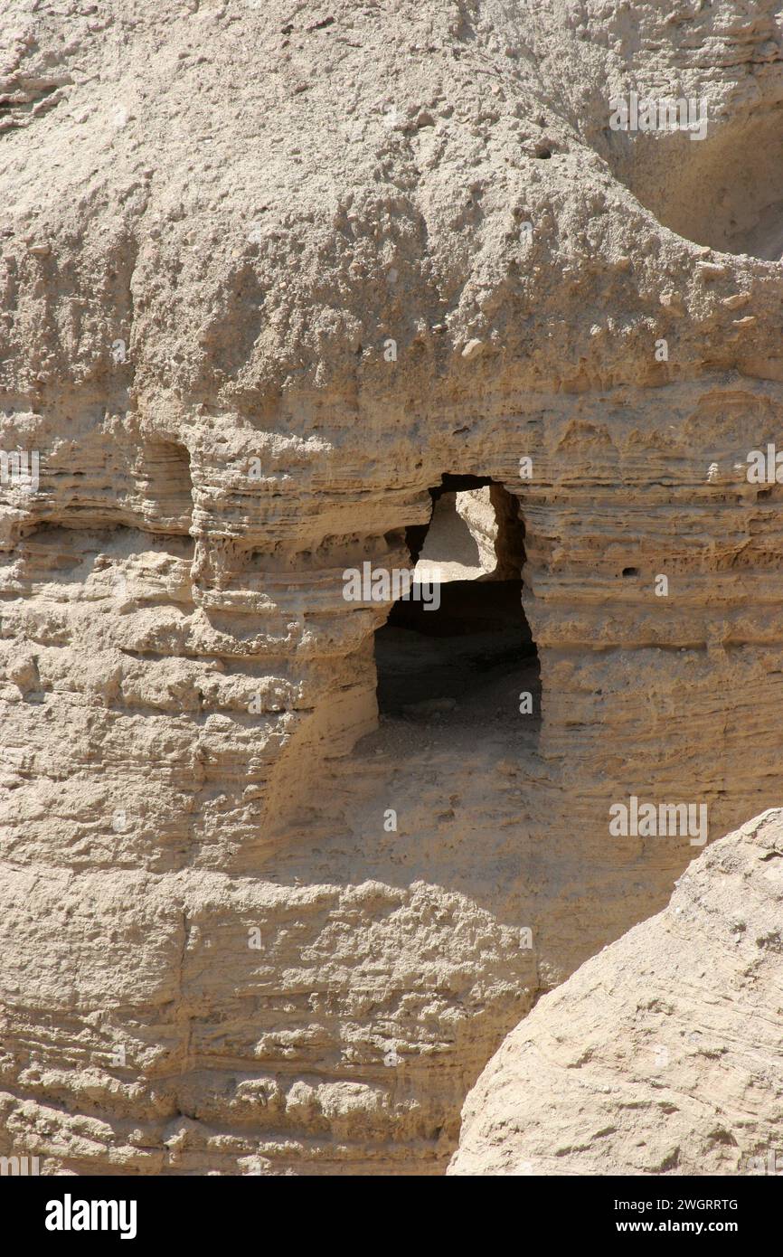 Archaeological site of Qumran where Dead Sea scrolls discovered in ...