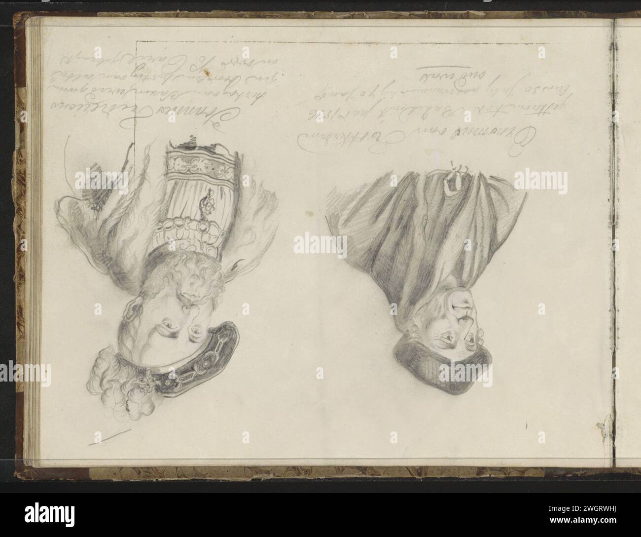 Portraits of Desiderius Erasmus and Johan Frederik II, 1819 - 1849 Leaf ...