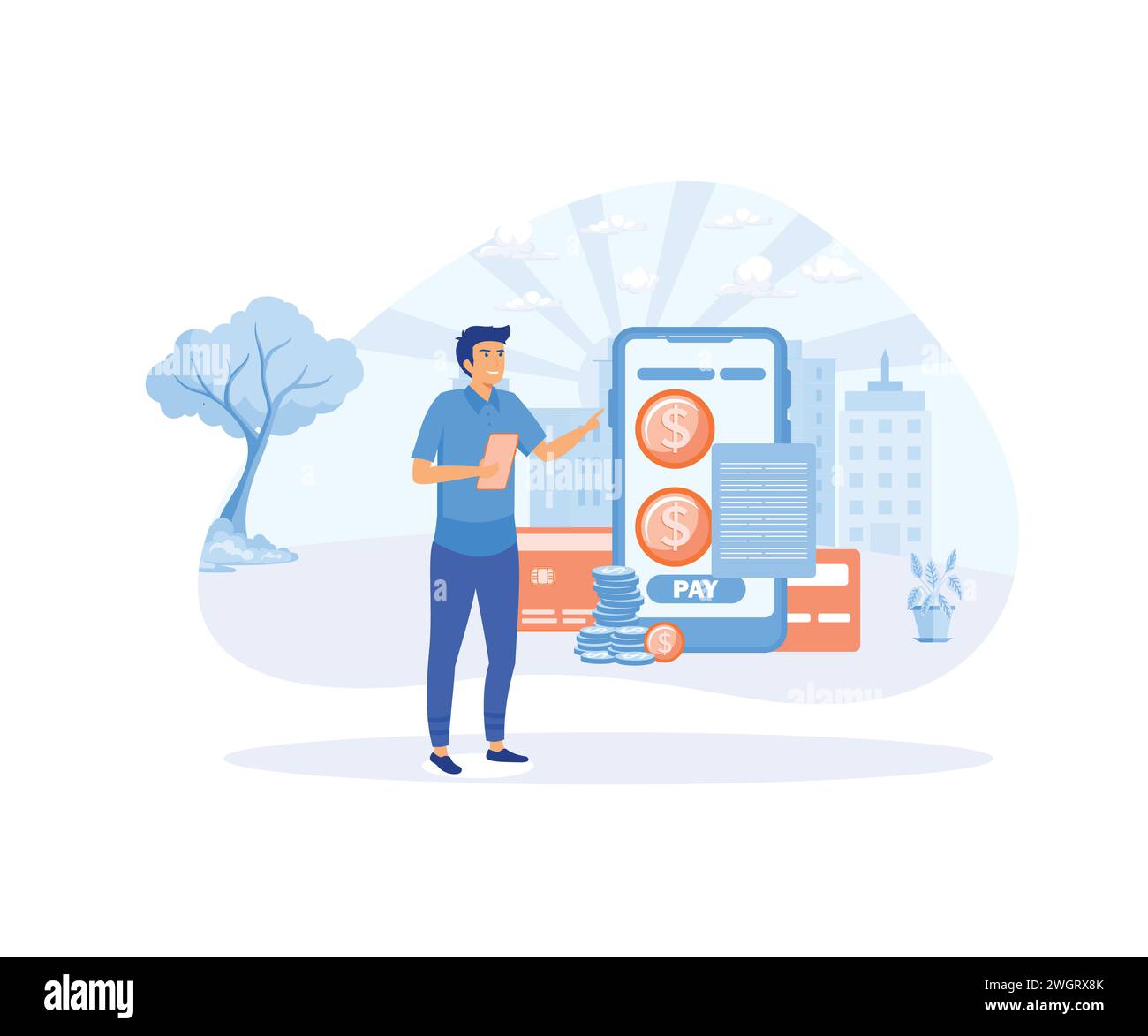 Using banking Stock Vector Images - Alamy