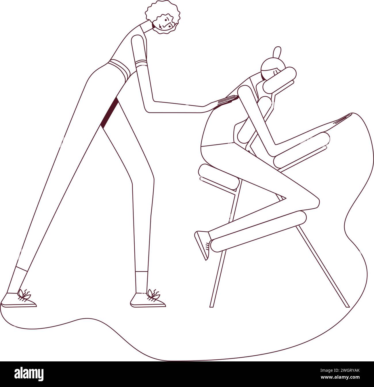 Manual massage and full-body treatment with professional massage ...