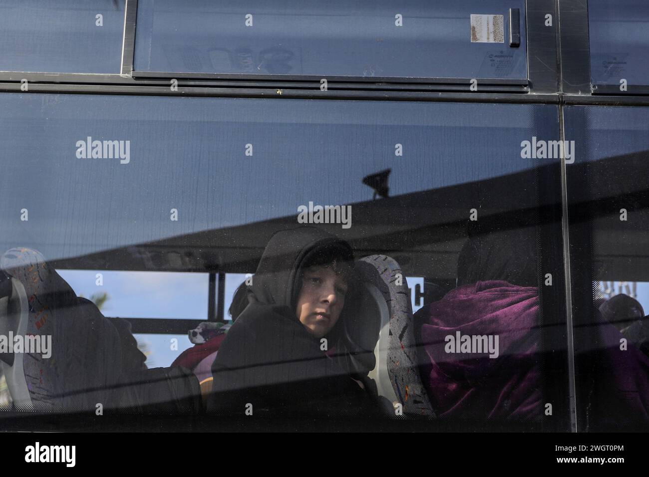 Rafah, Palestinian Territories. 06th Feb, 2024. A Palestinian child ...