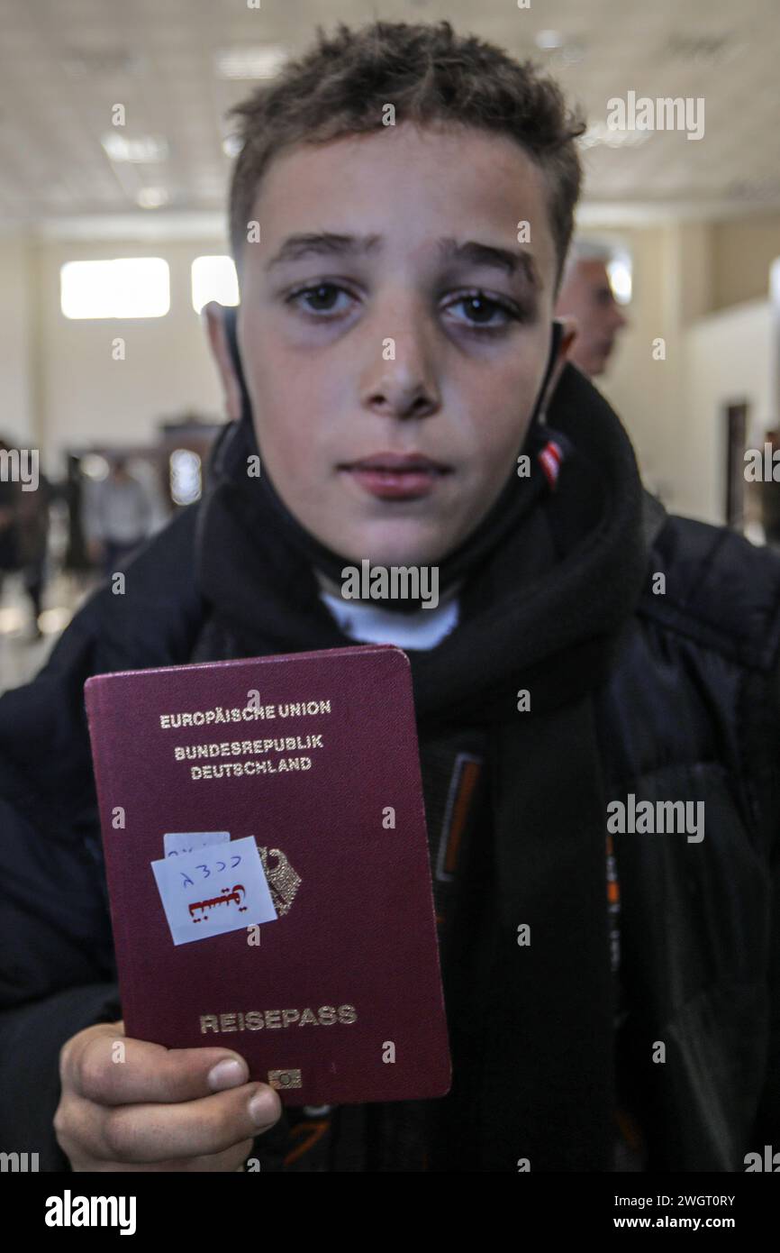 Rafah, Palestinian Territories. 06th Feb, 2024. One of four Palestinian ...