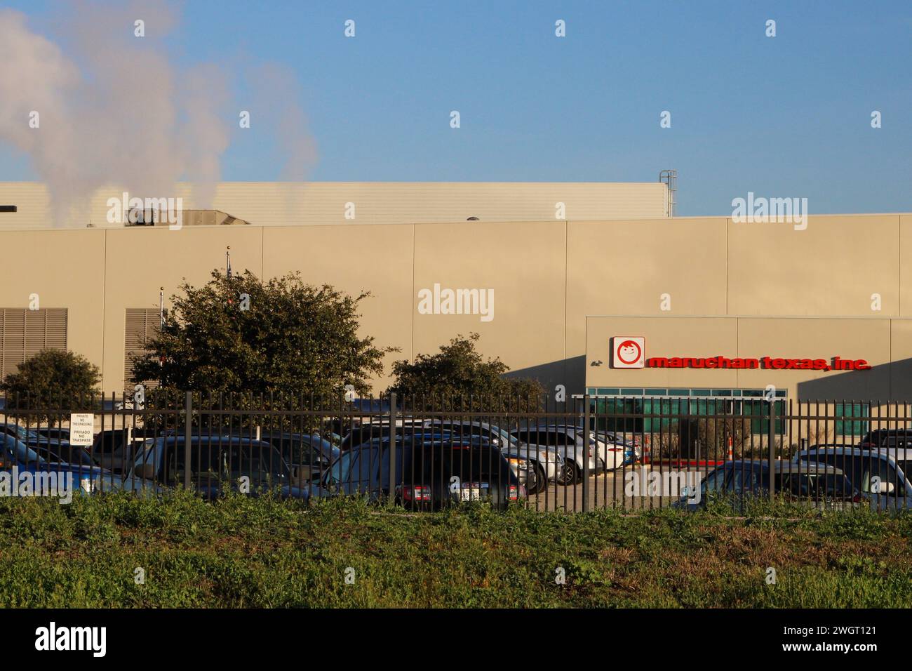 San Antonio, USA. 06th Feb, 2024. Exterior view and signage of the ...