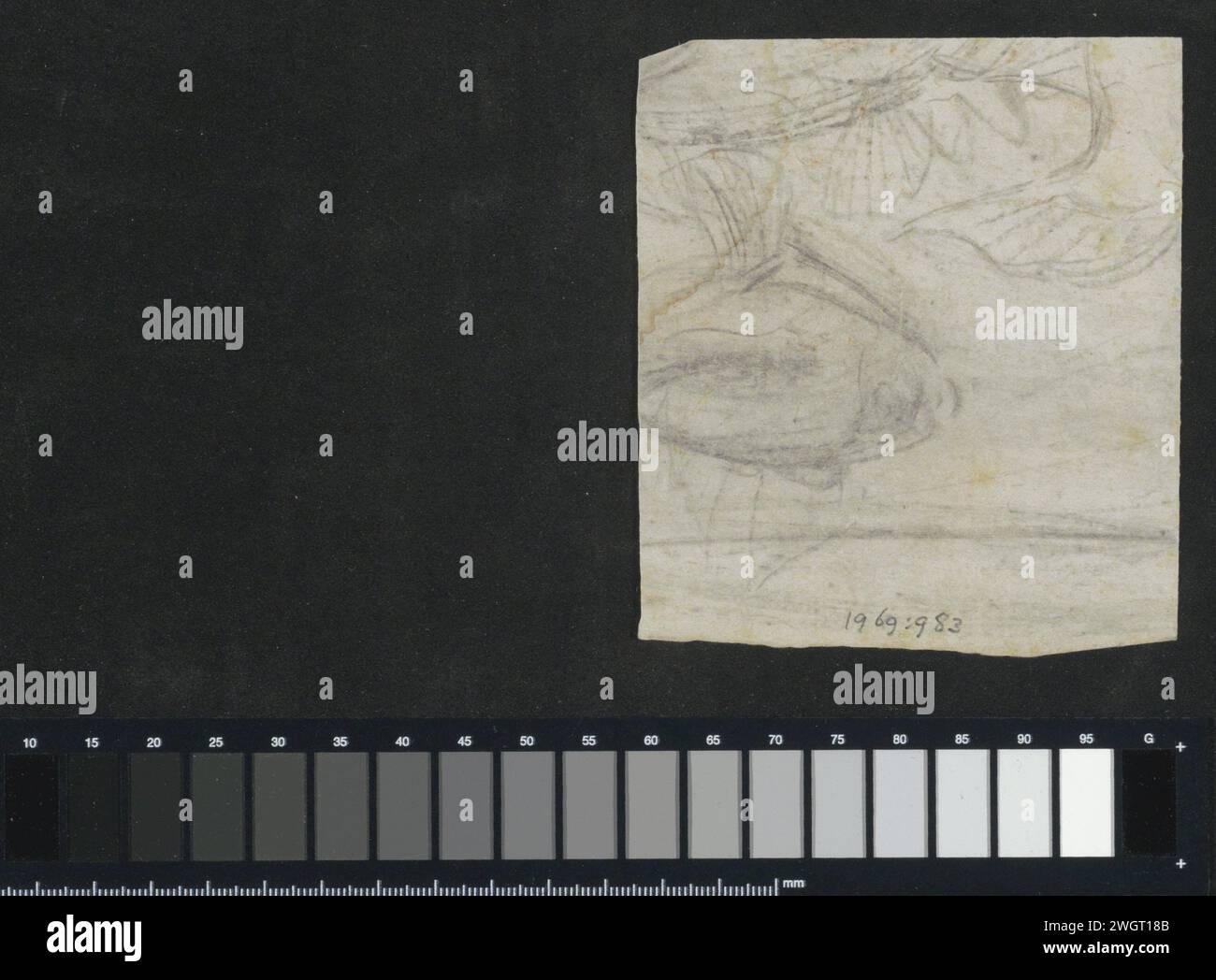 Studies, 1876 - 1924 drawing paper. chalk Stock Photo - Alamy