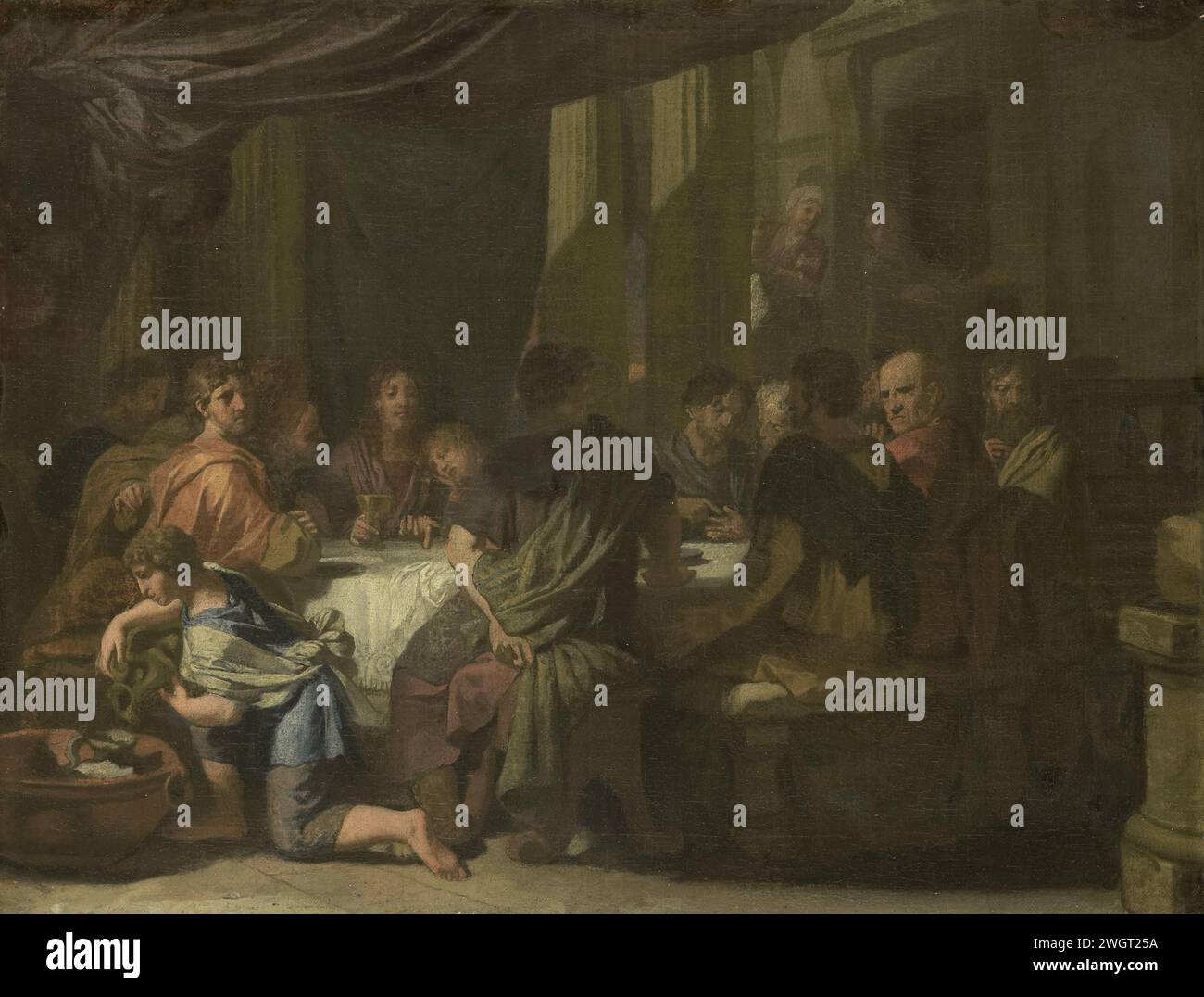 The Last Supper, Gerard de Lairesse, c. 1664 - c. 1665 painting The ...