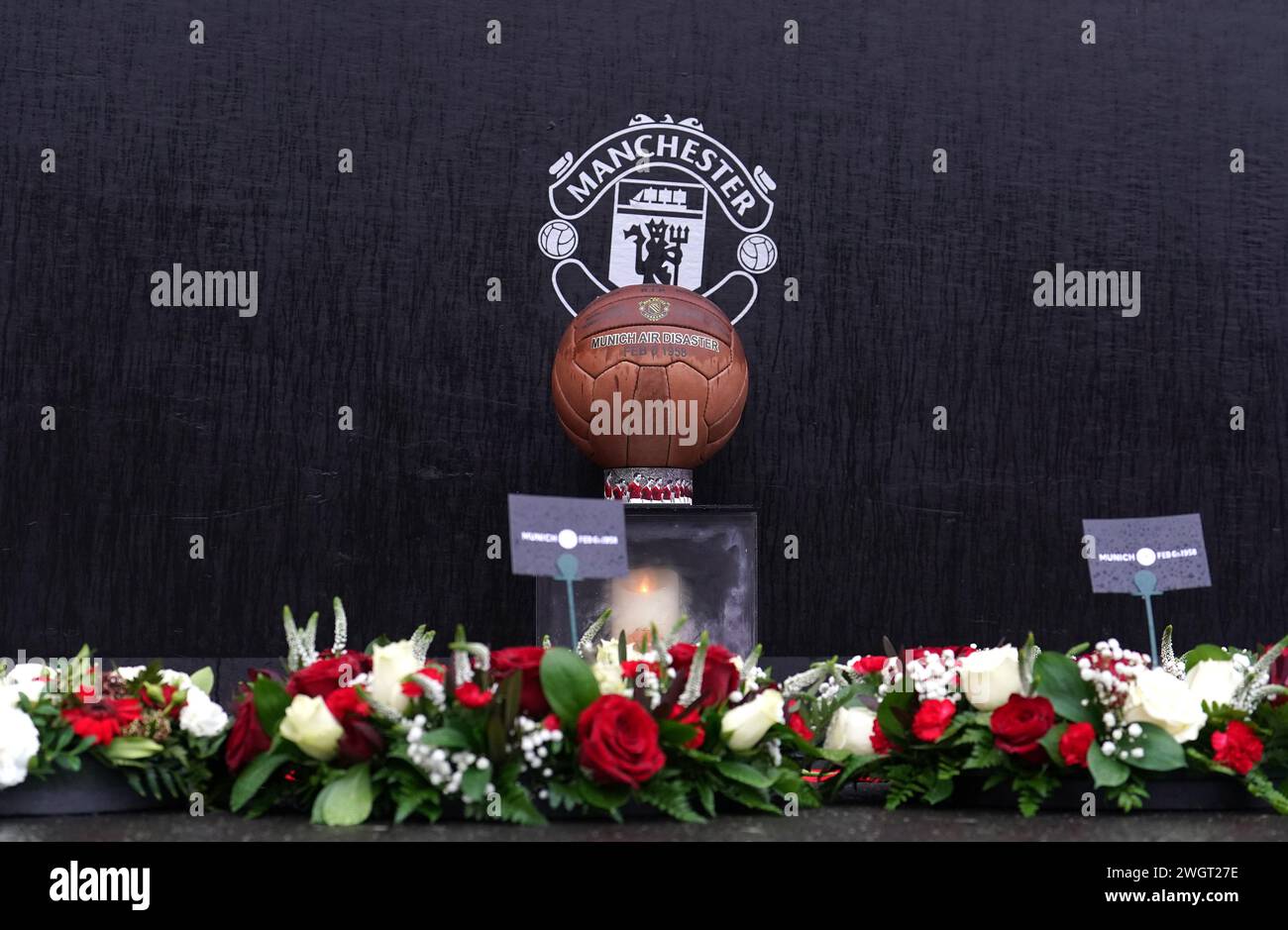 General view of tributes after the memorial service for the victims of ...