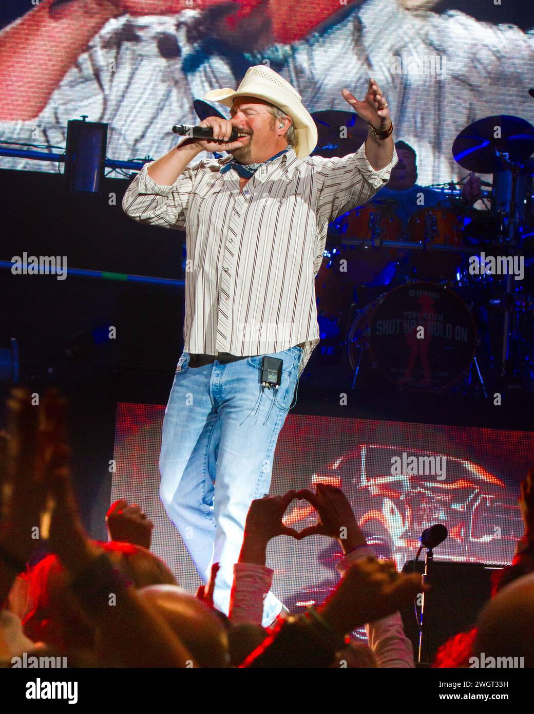 September 13, 2014, Noblesville, Indiana, USA: Toby Keith performs at ...