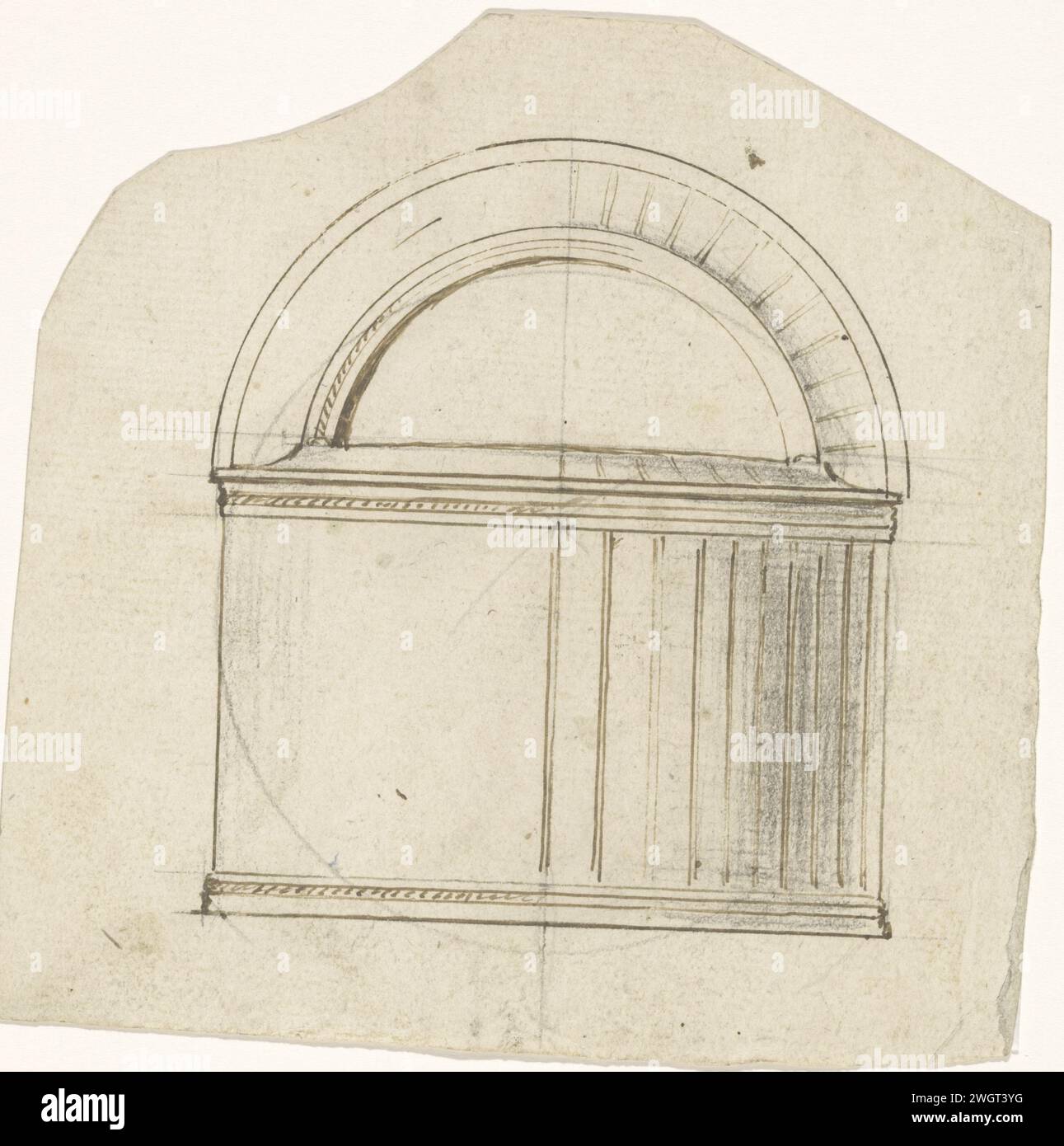 Design for a round litter box, c. 1760 - c. 1780 Design for a round ...