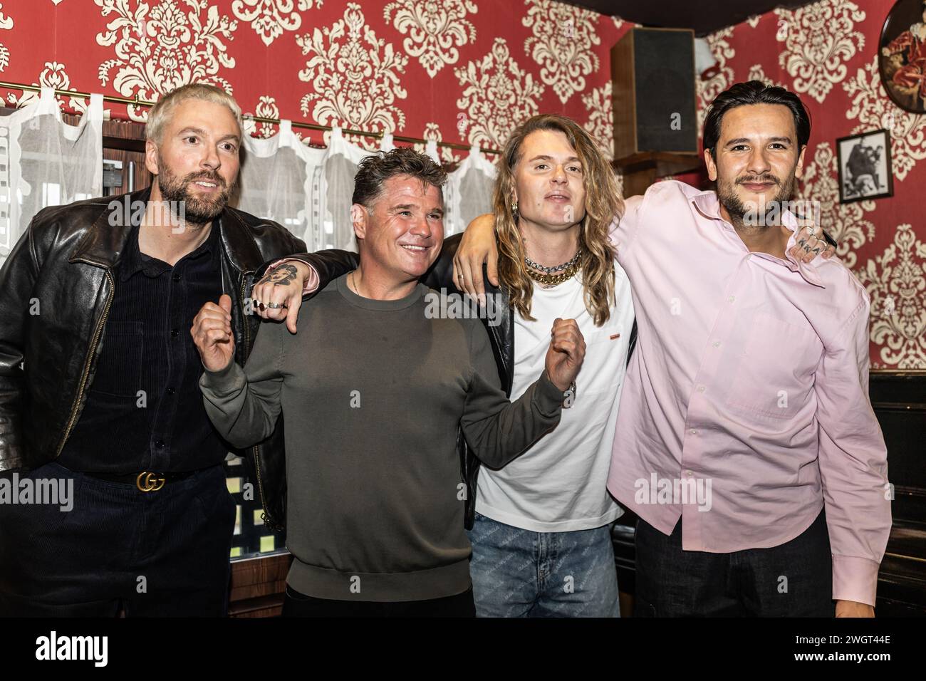 AMSTERDAM - (L-R) Sander Huisman Wolter Kroes, Jordy Huisman and Yuki ...