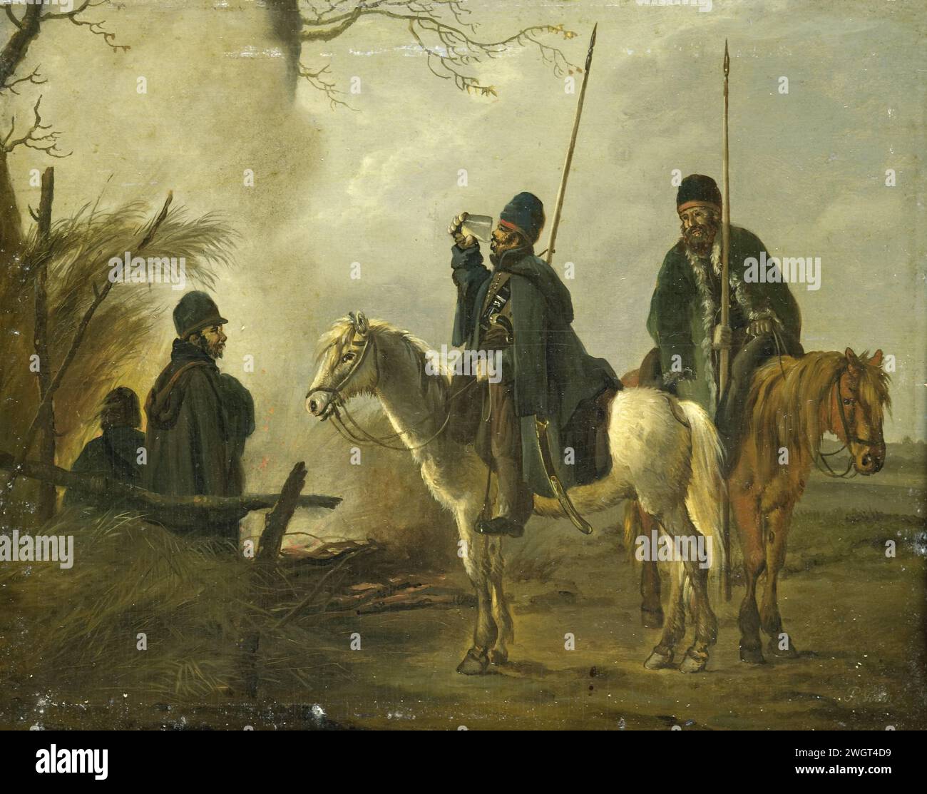 Cossack Outpost in 1813, Pieter Gerardus van Os, 1813 - 1815 painting ...