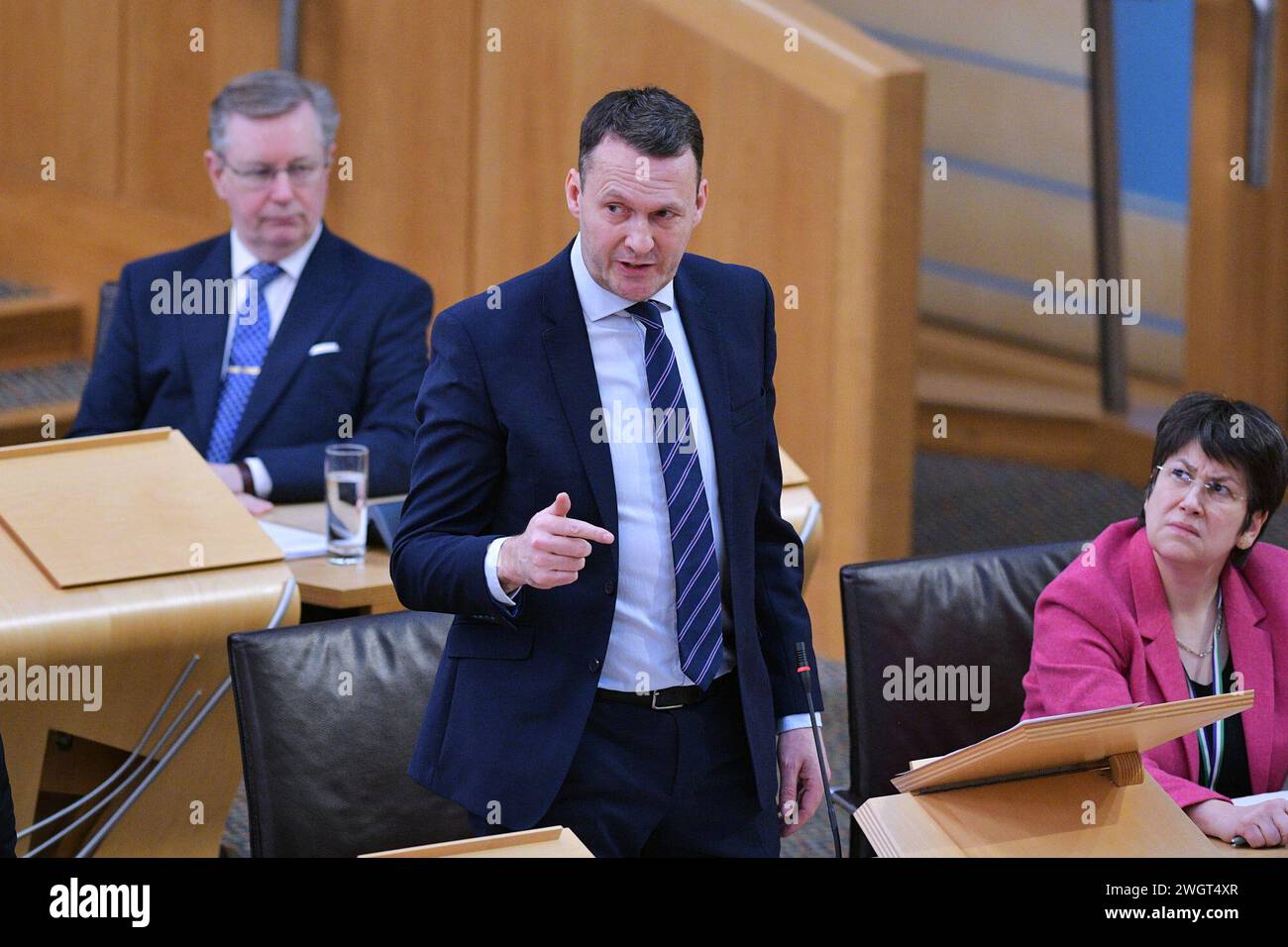 Edinburgh Scotland, UK 06 February 2024. Russell Findlay at the ...