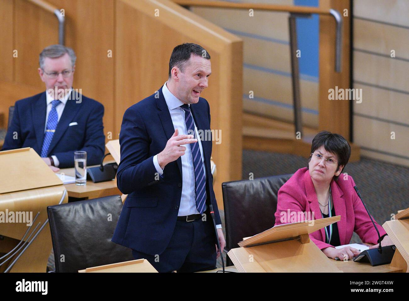Edinburgh Scotland, UK 06 February 2024. Russell Findlay at the ...
