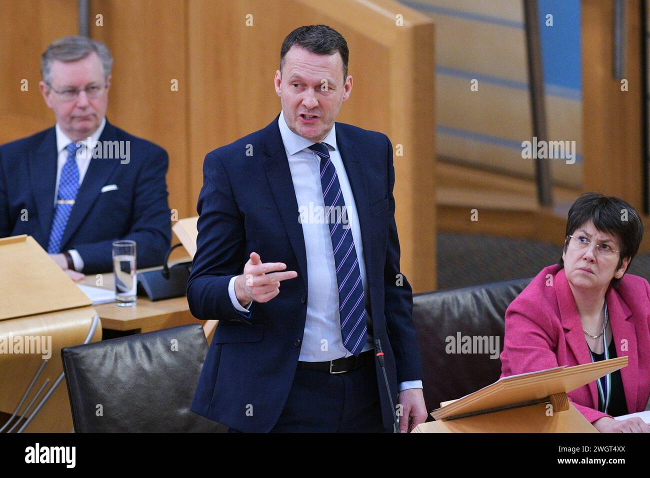 Edinburgh Scotland, UK 06 February 2024. Russell Findlay at the ...