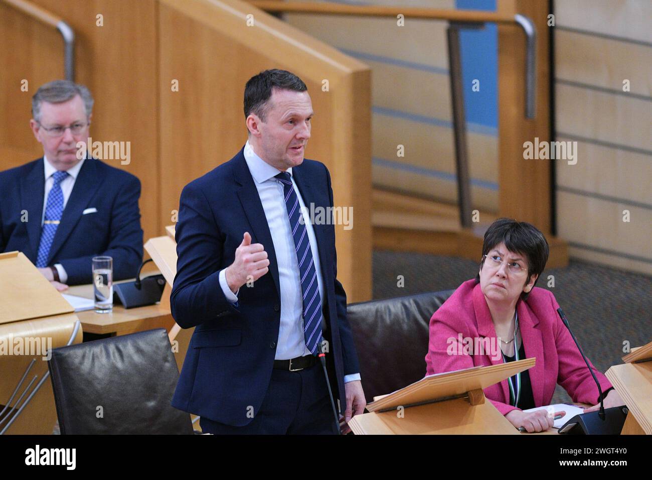Edinburgh Scotland, UK 06 February 2024. Russell Findlay at the ...