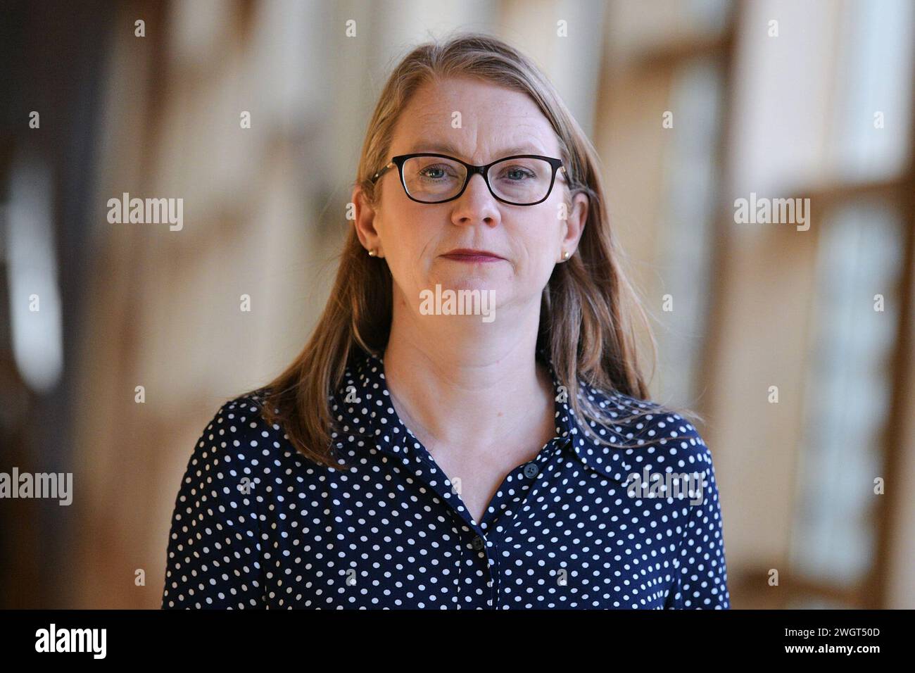Edinburgh Scotland, UK 06 February 2024. Cabinet Secretary for Social ...