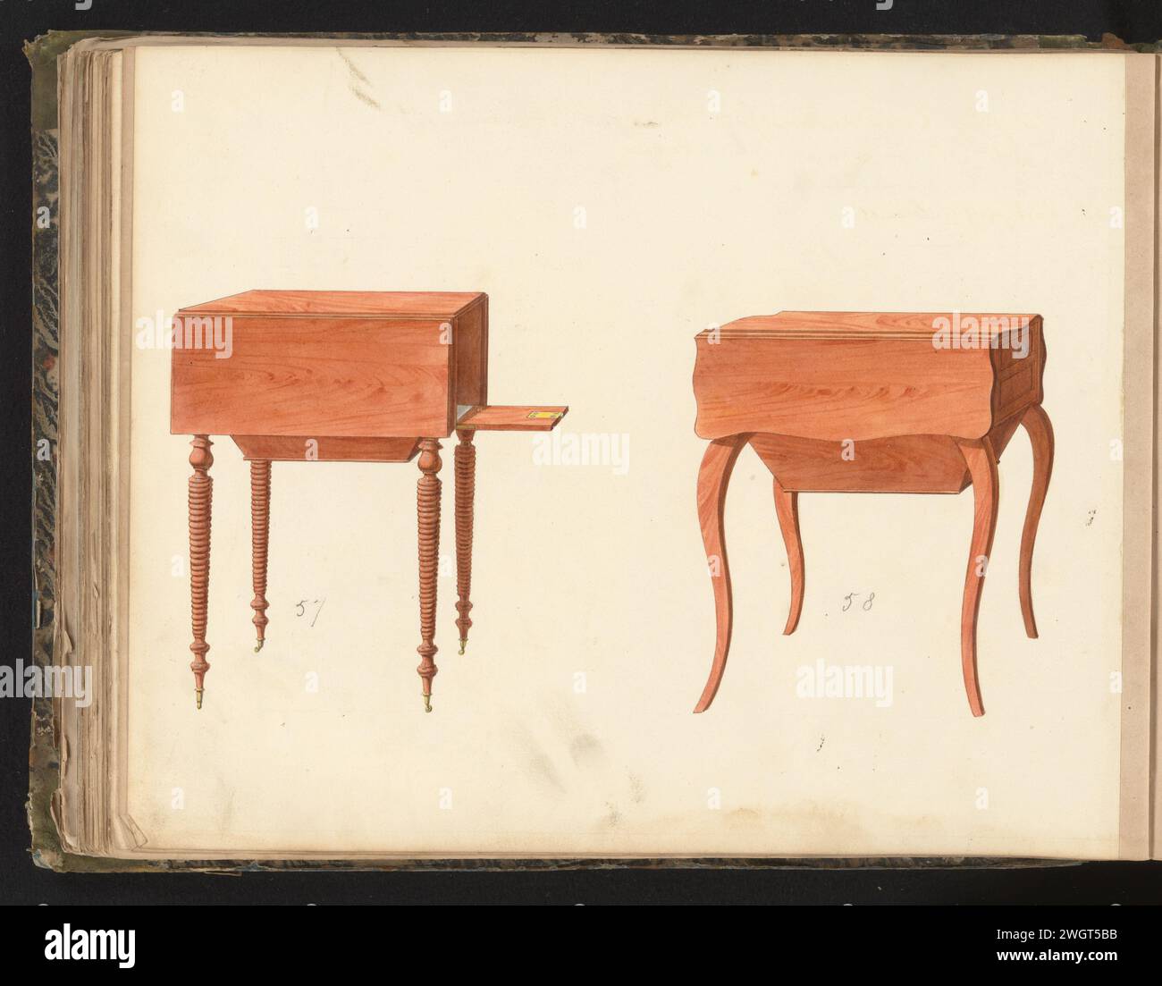 Veneered bedside tables hi-res stock photography and images - Alamy