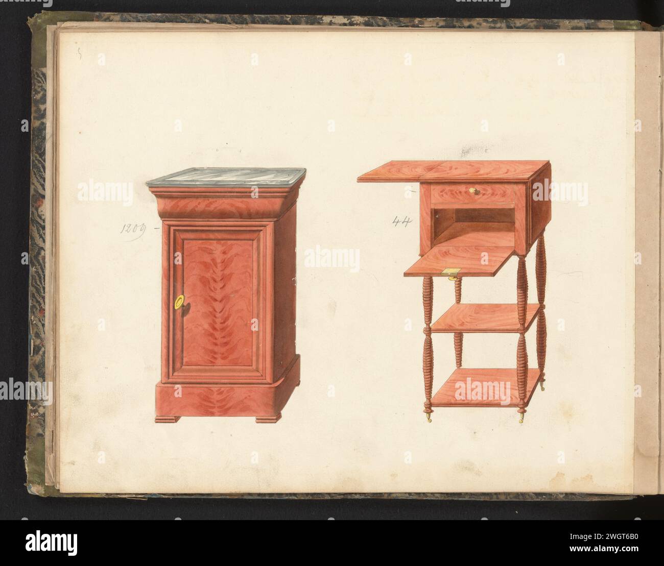 Veneered bedside tables hi-res stock photography and images - Alamy