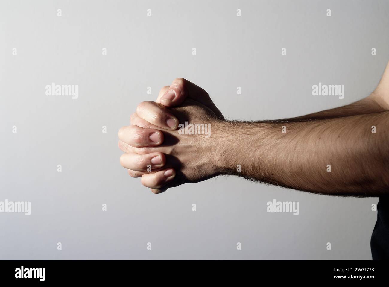 Hand hands strength fingers hi-res stock photography and images - Alamy
