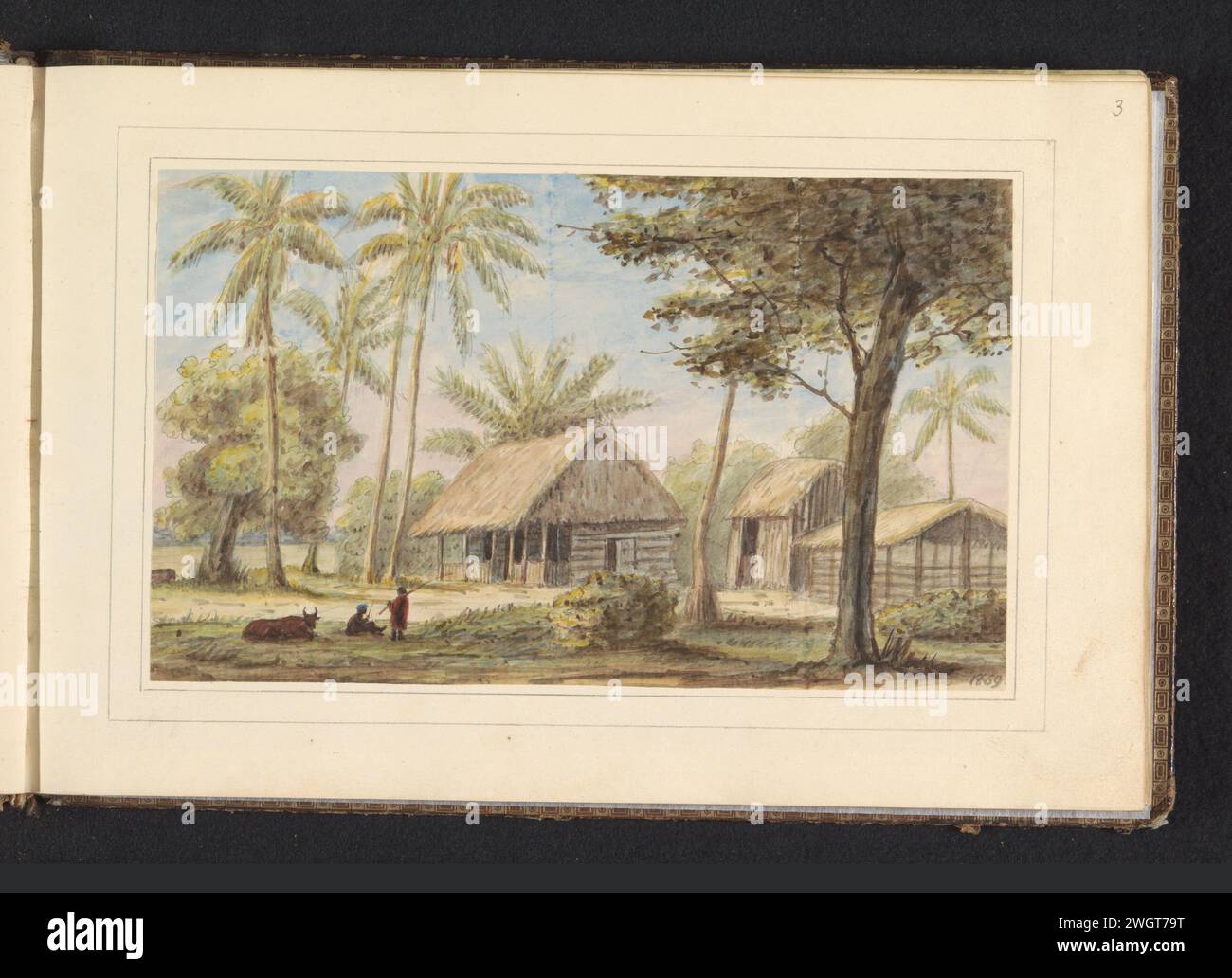 The good expectation at the canal of Wanica, Jacob Marius Adriaan ...