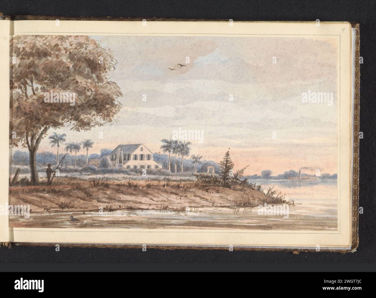 The Hernhutterkerk on the Leliëndaal plantation, Jacob Marius Adriaan ...