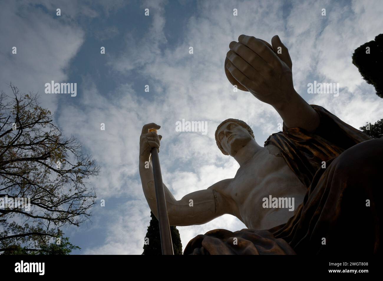 Rome, Italy. 06th Feb, 2024. The colossal statue of Constantine, dating ...