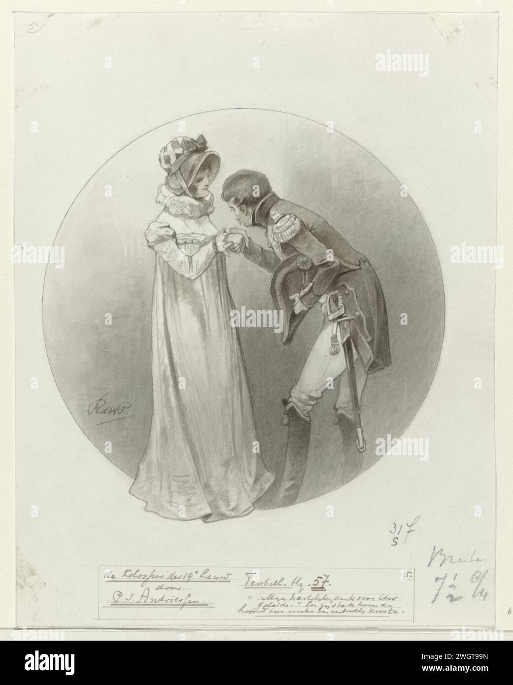 Design for illustration for the Colossus of the nineteenth century by P ...